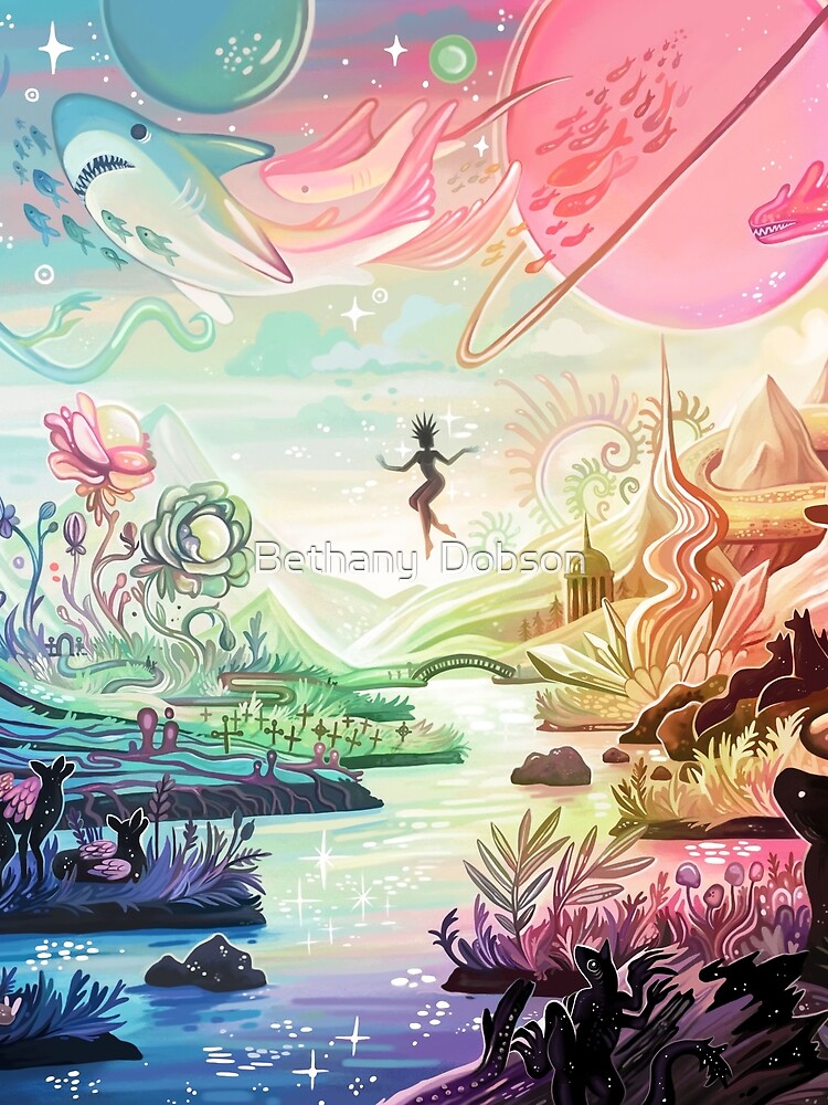 "Vivid Dreaming (Full/Center Version)" Graphic T-Shirt for Sale by cloudsover31 | Redbubble