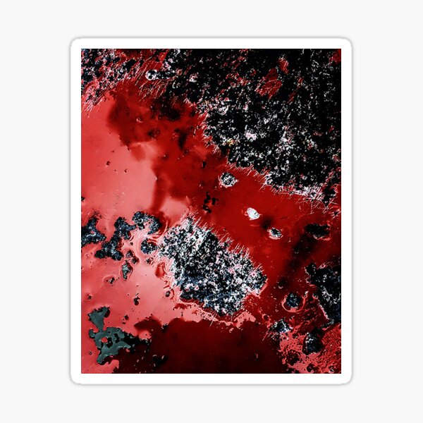 "Death and Night and Blood" Sticker by martinvallis | Redbubble