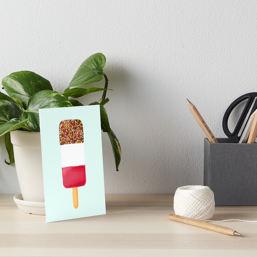 "fab ice lolly/popsicle cartoon" Art Board Print for Sale by ...