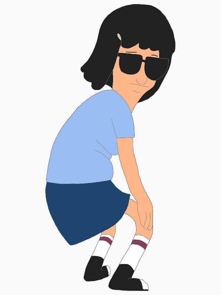 "Cartoon Twerking Tina" Sticker for Sale by saphyae | Redbubble