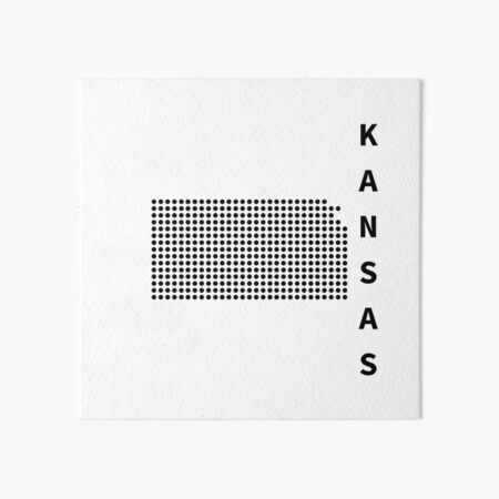 "KANSAS DOT SILHOUETTE" Art Board Print for Sale by Mxdesign888 | Redbubble