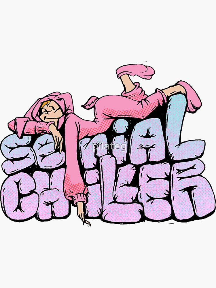 "Serial Chiller" Sticker by pilateg | Redbubble