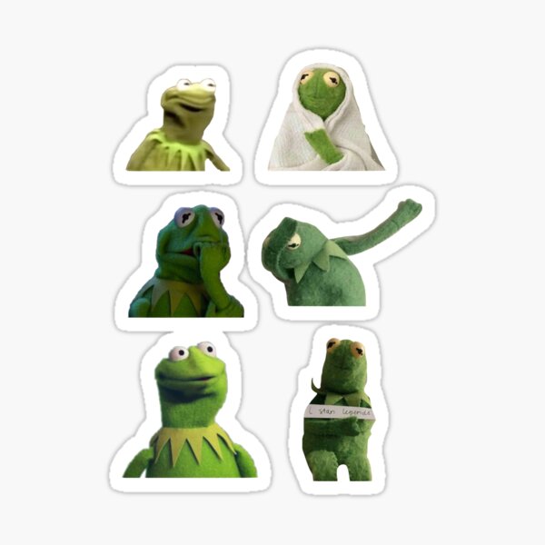"kermit pack" Sticker for Sale by jadeparkes | Redbubble