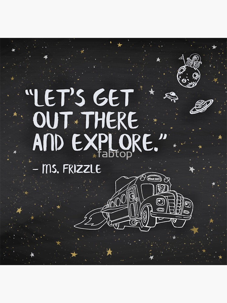 "The Magic School Bus" Sticker by fabtop | Redbubble