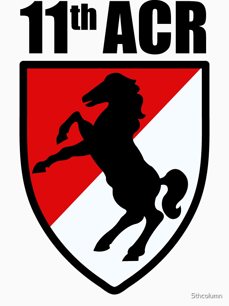 "11th ACR" T-shirt for Sale by 5thcolumn | Redbubble | cavalry t-shirts ...