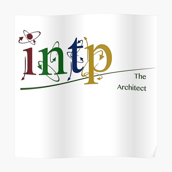 "Myers-Briggs INTP - The Architect" Poster by TheCurators | Redbubble