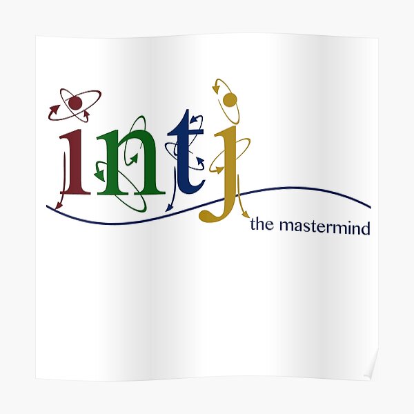 "INTJ - The Myers-Briggs' Mastermind" Poster for Sale by TheCurators ...