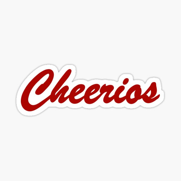 "Cheerios Logo" Sticker by ohmyguacamole | Redbubble