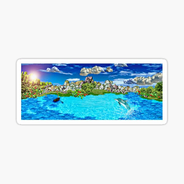 "Island" Sticker for Sale by danieljanda | Redbubble