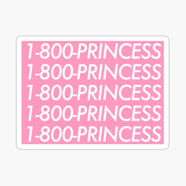 "princess" Sticker by elysestickers | Redbubble