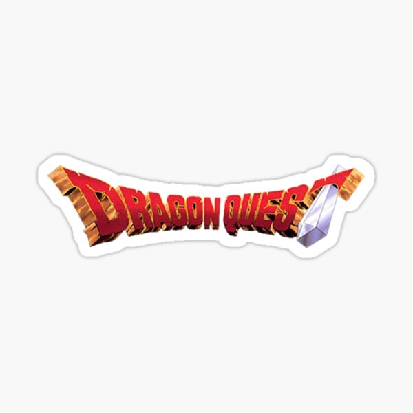 "Dragon Quest Logo" Sticker by CassidyCreates | Redbubble