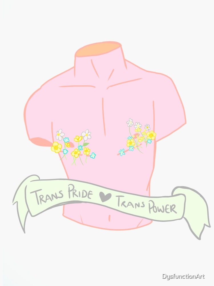 "FTM pride" Sticker for Sale by DysfunctionArt | Redbubble