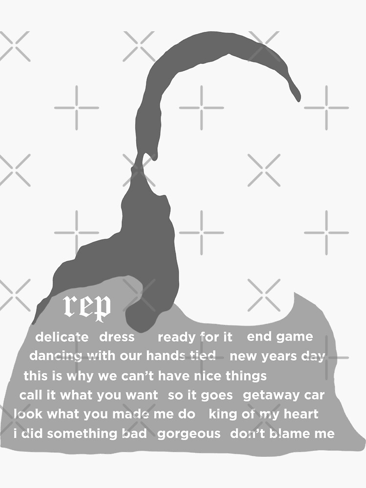 "Reputation The Album" Sticker for Sale by taylorstycoon | Redbubble