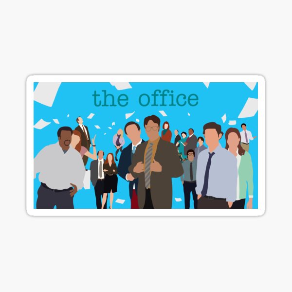 "The Office Minimalist Cover" Sticker for Sale by Sbp0401 | Redbubble