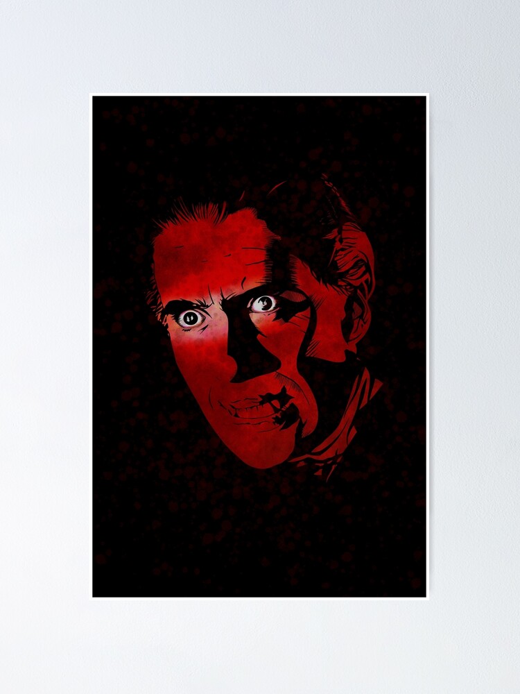 "Dracula (Christopher Lee)" Poster for Sale by Orion De Lune | Redbubble