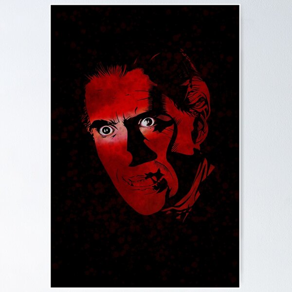 "Dracula (Christopher Lee)" Poster for Sale by Orion De Lune | Redbubble