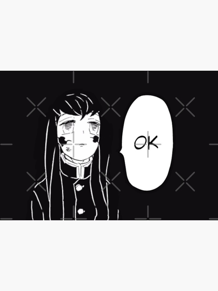 "Muichiro "OK"" Sticker by arsenaa | Redbubble