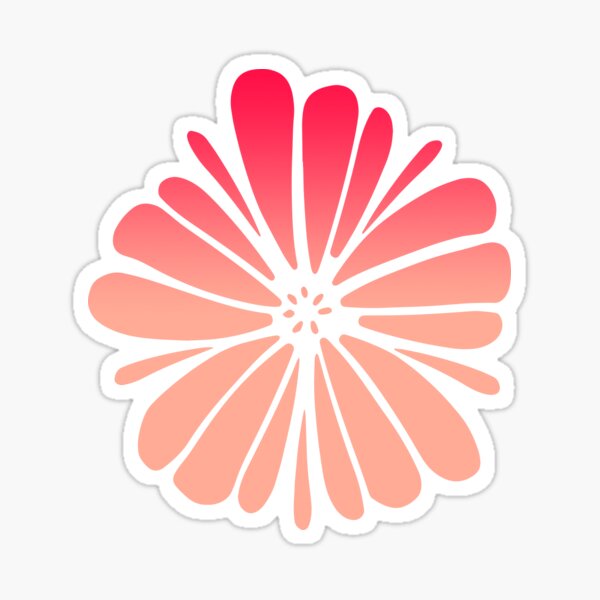 "Simple Flower" Sticker by coastalcamp | Redbubble