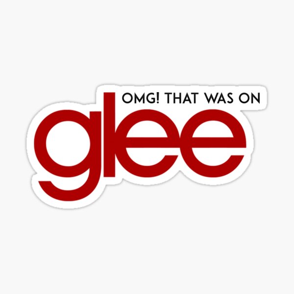 "GLEEK" Sticker for Sale by acidartemis | Redbubble