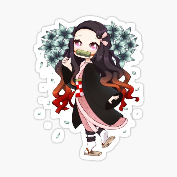 "nezuko kamado" Sticker by Arimi-Art | Redbubble