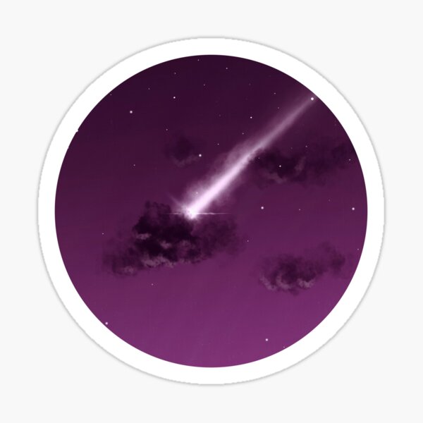 "falling star" Sticker by artbylania | Redbubble
