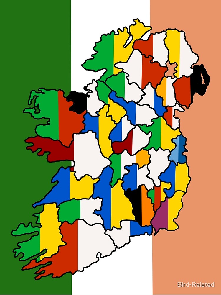 "County Colours of Ireland" Poster for Sale by Bird-Related | Redbubble