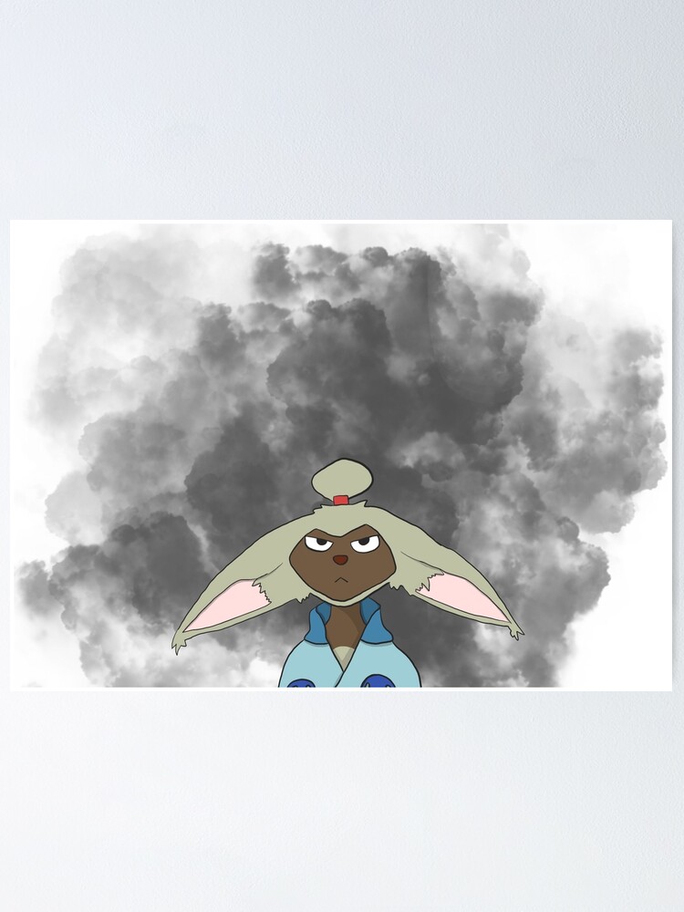 "samurai momo from avatar the last airbender " Poster by hachumivibes ...