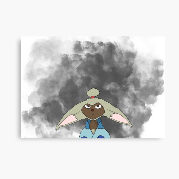 "samurai momo from avatar the last airbender " Canvas Print by ...