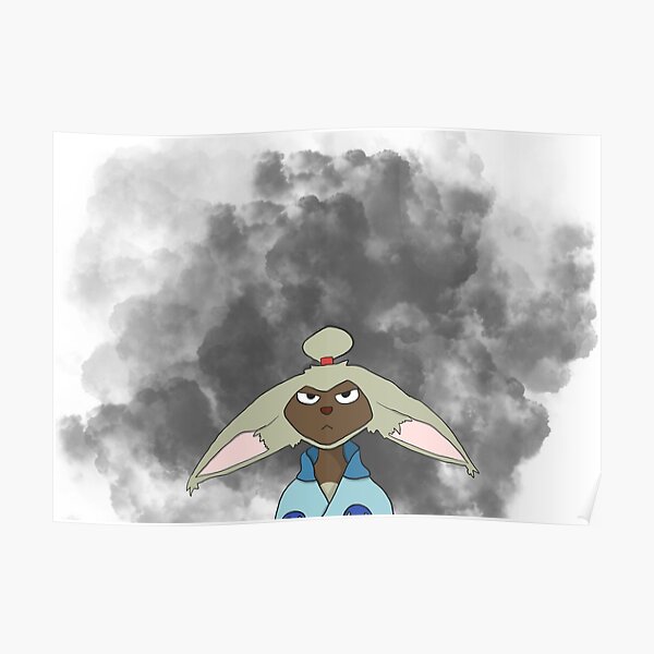 "samurai momo from avatar the last airbender " Poster by hachumivibes ...