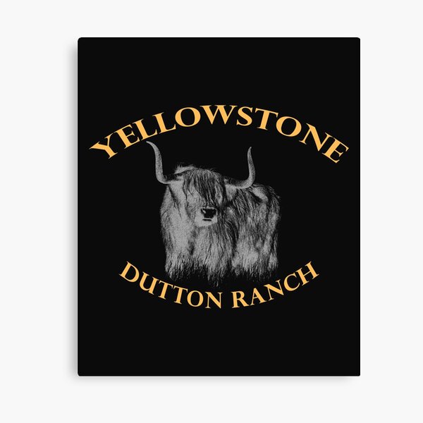 Yellowstone Dutton Ranch Logo Canvas Prints | Redbubble