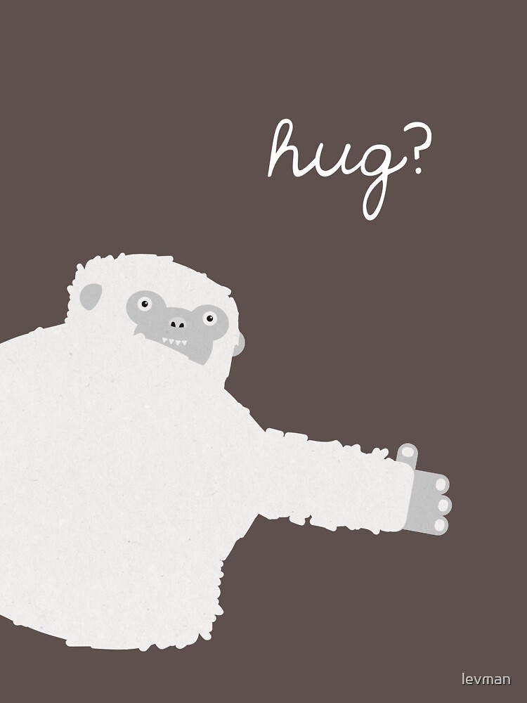 "Yeti Hug" T-shirt for Sale by levman | Redbubble | yeti t-shirts - hug ...