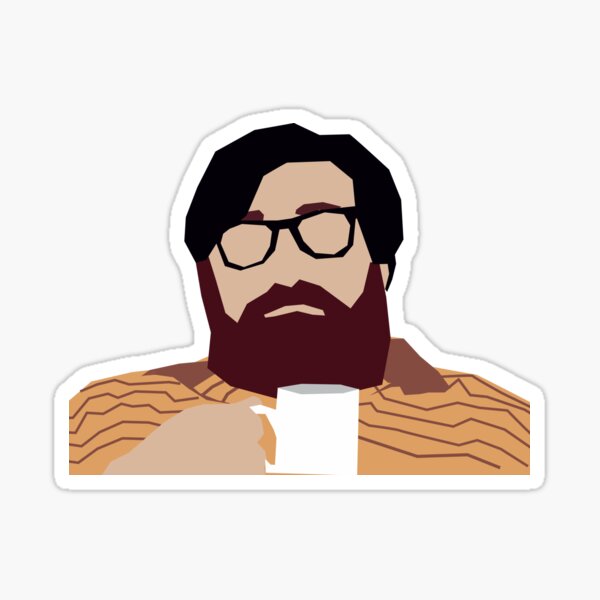 "Jim from The Royle Family" Sticker for Sale by ComedyQuotes | Redbubble