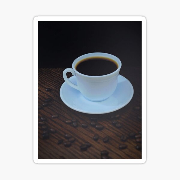 "Black coffee " Sticker by lorddesign | Redbubble