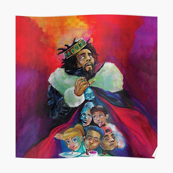 "Rapper J. Cole KOD Album" Poster by wendlendogpts | Redbubble