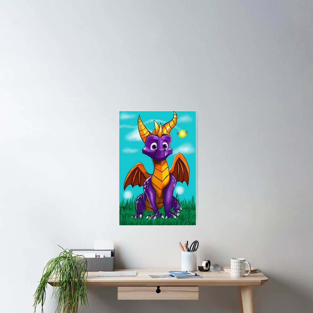 "Spyro " Poster by caitlinjhynes | Redbubble
