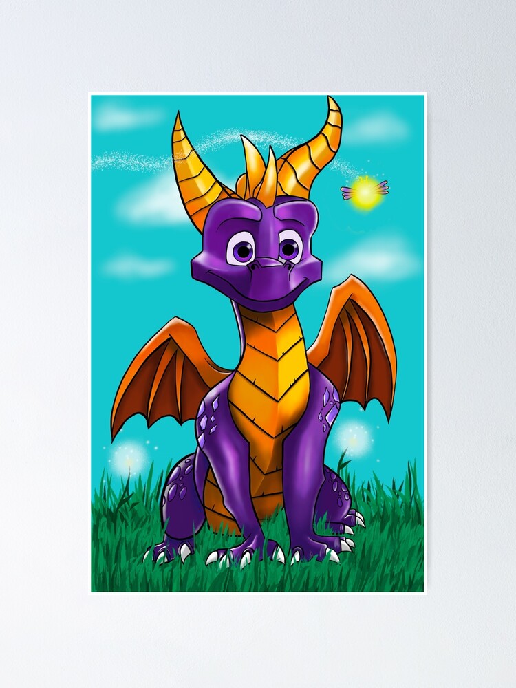 "Spyro " Poster by caitlinjhynes | Redbubble