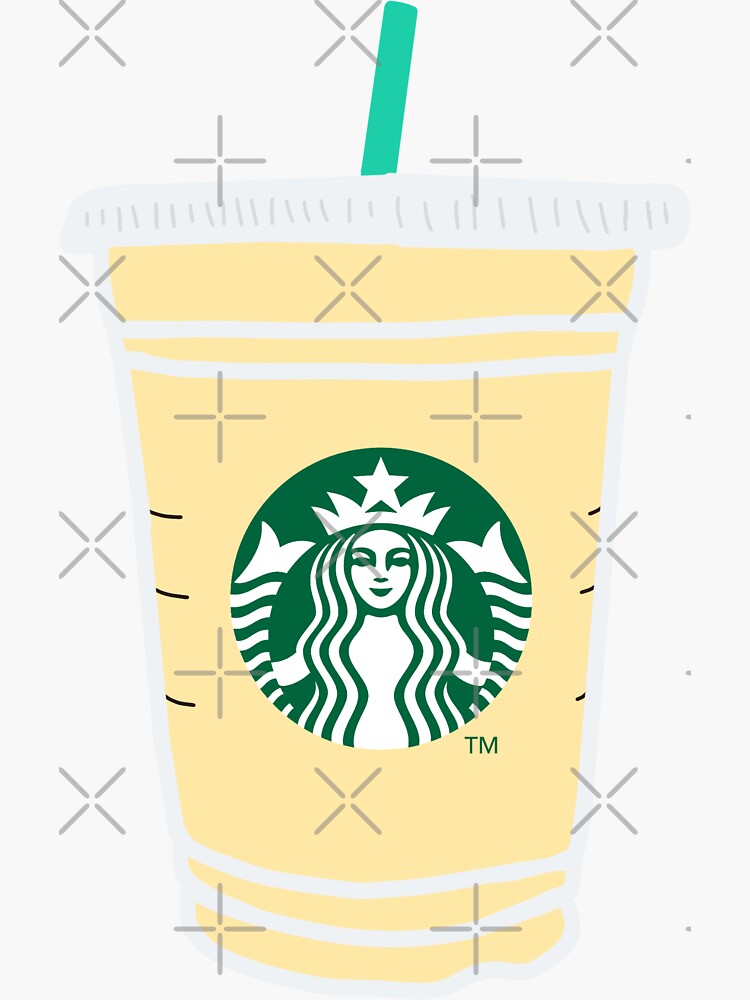 "Vsco iced coffee Starbucks latte " Sticker for Sale by Kelseyyydavisss ...