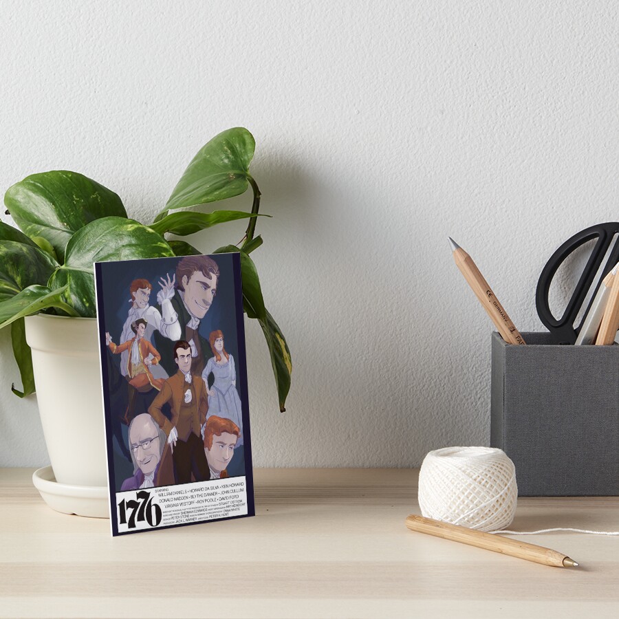 "1776 Movie Poster" Art Board Print by tinyrobespierre | Redbubble