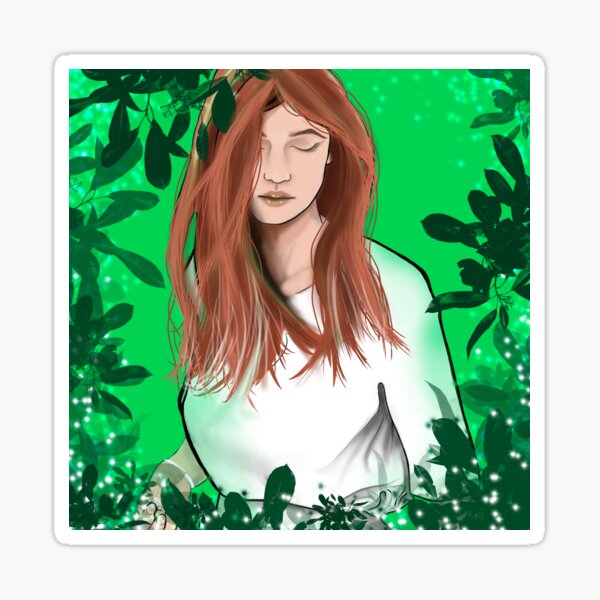 "Ginger forest" Sticker for Sale by Lunar28 | Redbubble