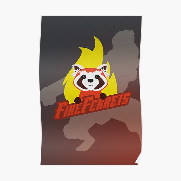Fire Ferrets Posters | Redbubble