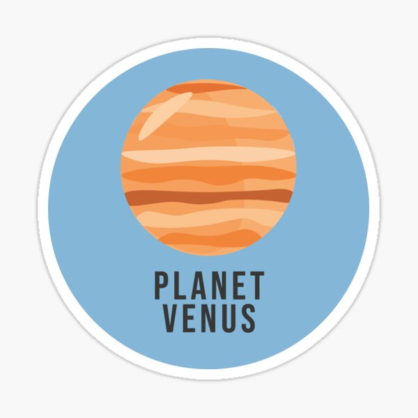 "Space - Solar System Planets; Venus" Sticker by neurosci | Redbubble