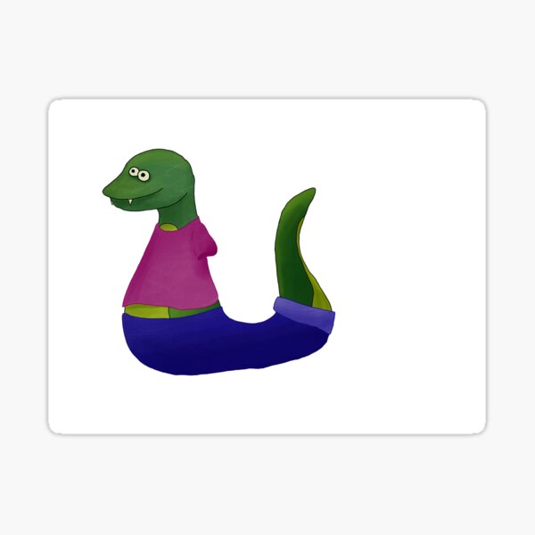 "Snek friend" Sticker for Sale by jaw-hinged-wife | Redbubble