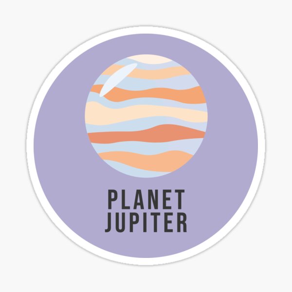 "Space - Solar System Planets; Jupiter" Sticker for Sale by neurosci ...