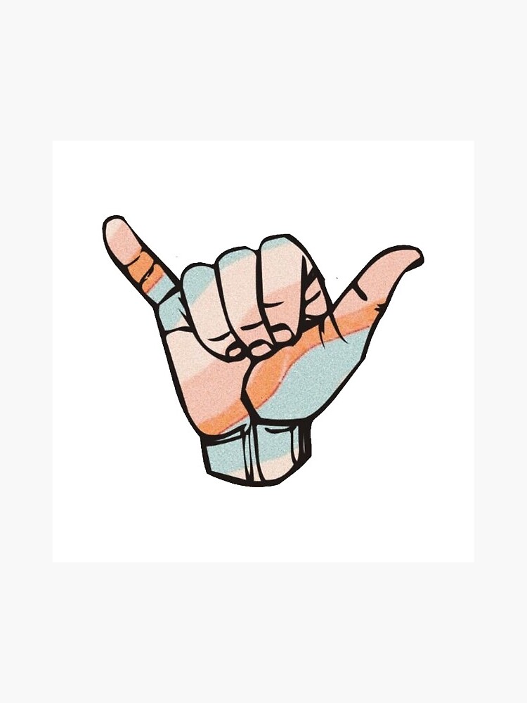 "Patterned vsco hand" Sticker for Sale by Luisadarosa24 | Redbubble