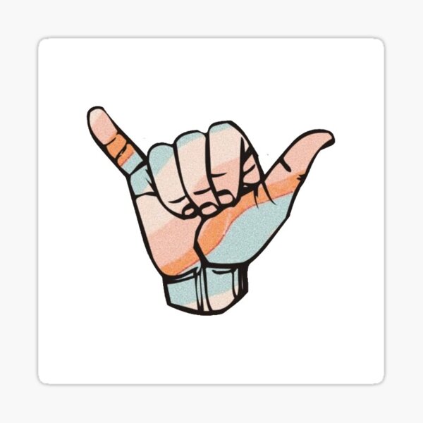 "Patterned vsco hand" Sticker for Sale by Luisadarosa24 | Redbubble