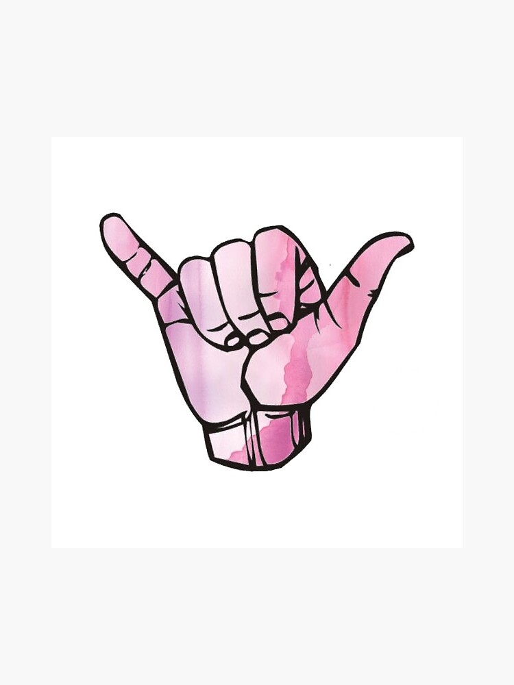 "Straight watercolor patterned vsco hand" Sticker by Luisadarosa24 ...