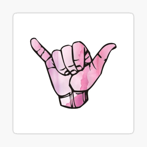 "Straight watercolor patterned vsco hand" Sticker by Luisadarosa24 ...