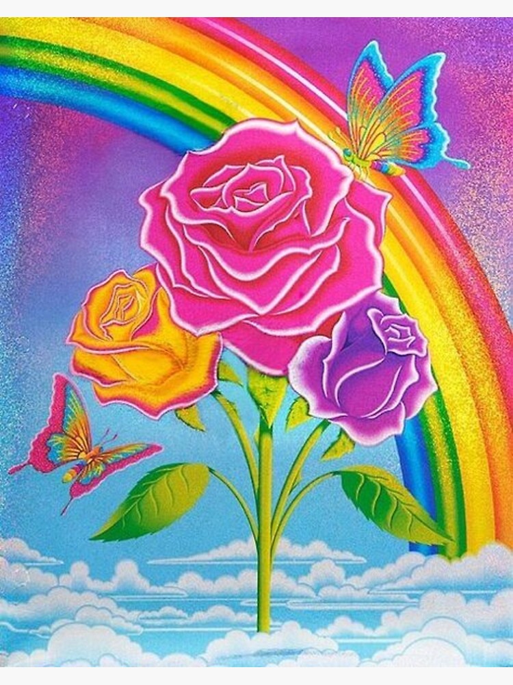 "90s rainbow aesthetic" Poster by elinguinness | Redbubble