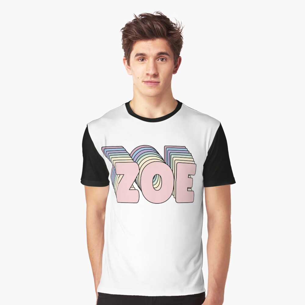 "Zoe Name " Sticker for Sale by ashleymanheim | Redbubble