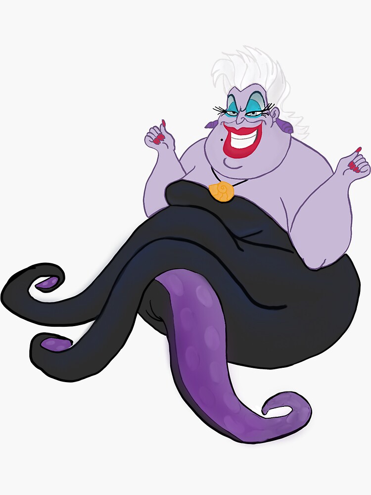 "Ursula" Sticker for Sale by Erika Obrien | Redbubble